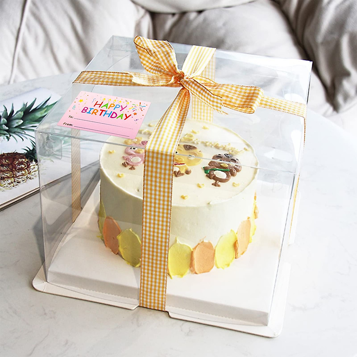 Happy Birthday Gift Stickers - 100 Labels for Celebrations