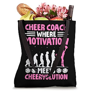 Cheerleading Coach Cheer Coach Cheerleader Cheer Training Tote Bag