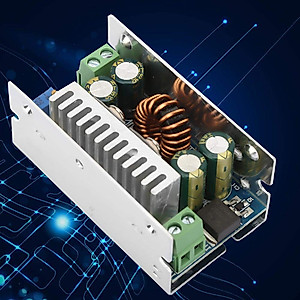 DC-DC Converter, 200W 15A 8-60V to 1-35V Module DC Power Converter Non-Isolated Adjustable Switching Power Transformer Driver Adapter