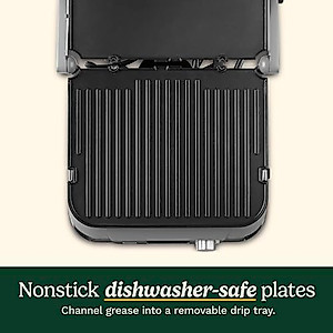 Cuisinart GR-6S Contact Griddler with Smoke-Less Mode