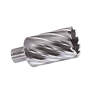 ACTOOL 1-9/16" Diameter × 2" Depth of Cut HSS ANNULAR Cutter with 3/4'' Weldon Shank
