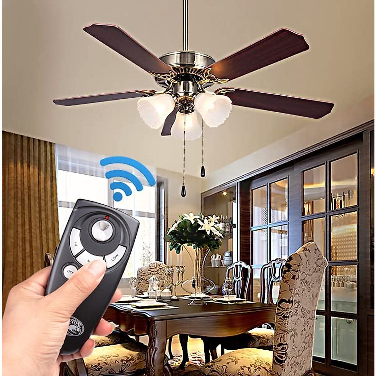 Replacement Remote UC7083T Hampton Bay Ceiling Fan Wireless Remote Control
