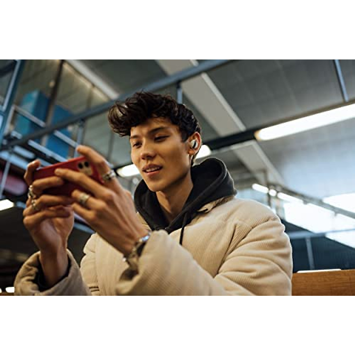 beyerdynamic Free BYRD Grey True Wireless Bluetooth in-Ear Headphones, Active Noise Cancelling, Long Battery Life, Microphone, IPX4, Sound Personalization and Alexa Built-in