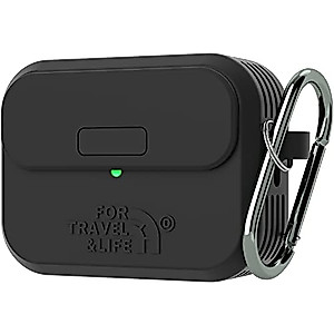 Doboli Compatible with AirPods Pro 2nd/1st Generation Case Cover,Secure Lock Full Protective Silicone Skin Accessories for Women Men with Apple AirPods Pro 2022/2019 Charging Case,Design by Doboli