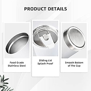 SDERDZSE Lgbtq Pride Month Rainbow Gay Tumbler 20oz Coffee Cup Insulated Tumblers Stainless Steel Tumbler With Lid Coffee Travel Mug For Home Outdoor