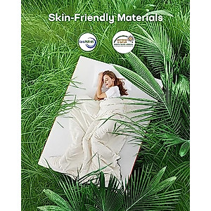 Marsail Full Mattress, 10 Inch Gel Memory Foam Mattress with Zippered Cover, Medium-Firm & Fiberglass Free, CertiPUR-US Certified Mattress in a Box, Breathable Bed for Pressure Relieving