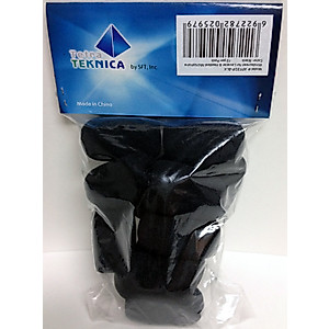 Tetra-Teknica XFFZDP-BLK Lapel & Headset Microphone Windscreen, Color Black, One Dozen Pack