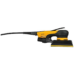 Mirka DEOS Direct Electric Orbital Sander Tool 353XCV / 3 inch x 5 inch / 3mm orbit/Dust-free Sanding / MID3530201US, Yellow, Black