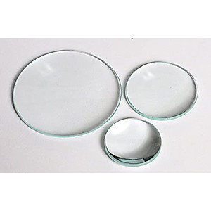 United Scientific Supplies LCV312 Double Convex Lens, 38 mm Diameter, 300 mm Focal Length