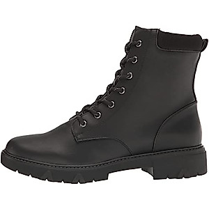 Dr. Scholl's Shoes Women's Headstart Mid Shaft Boots Calf, Black Synthetic, 8