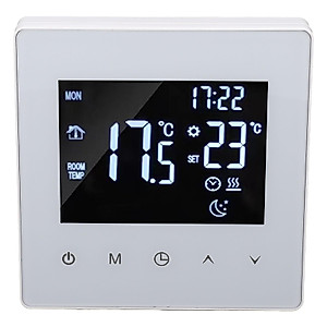 Smart Thermostat Touch Screen Constant Temperature Controller for Floor Heating Boiler AC 90‑240V (K2MRH3A)