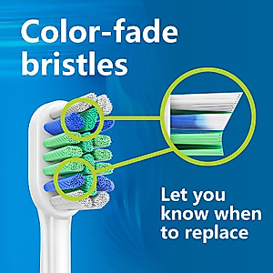 BUKURII Replacement Toothbrush Heads Compatible with Philips Sonicare Electric Toothbrushes, 8PCS, Fit for ProtectiveClean Handles 4100 5100 1100 2100 6500 7500, Refills for c2 c3 g2 w3