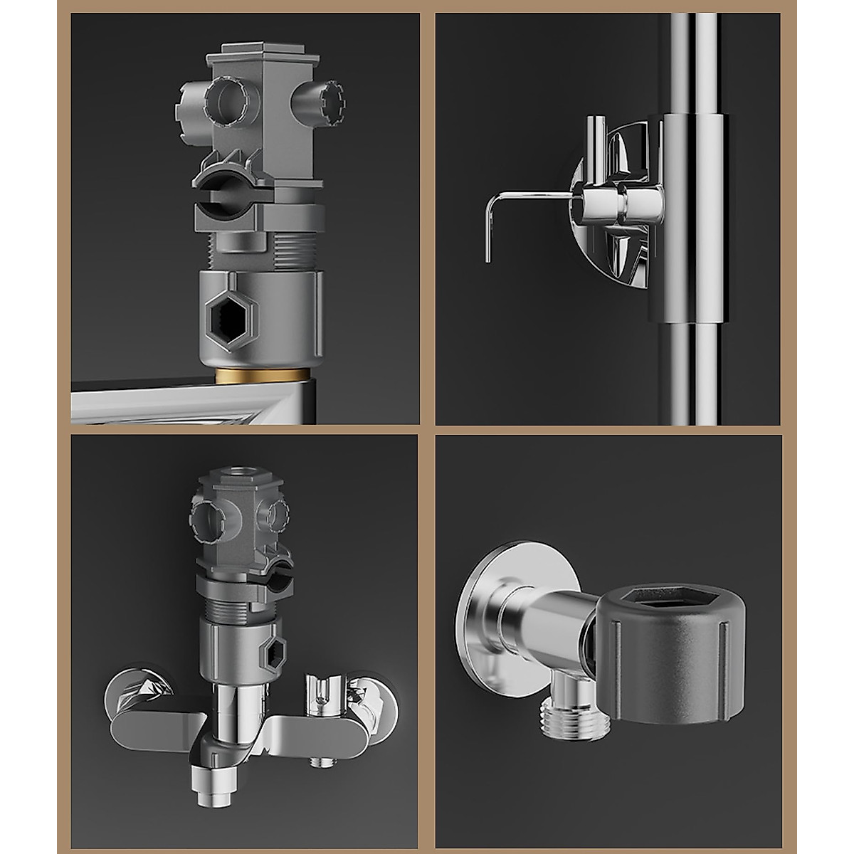 Faucet Aerator Removal Tool 16 in 1with Faucet Cache Aerators,Faucet Aerator Replacement for Sink,Aerator Key Removal Wrench, Water Saving Flow Restrictor Set for Bathroom or Kitchen