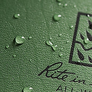 Rite in the Rain Weatherproof Hard Cover Notebook, 8 3/4" x 11 1/4", Green Cover, Universal Pattern (No. 970F-MX)