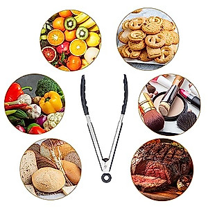 Bread Box for Kitchen Countertop, Metal Bread Box with Bamboo Cutting Lid, 50pcs Parchment Paper and Bread Tongs, for Homemade Bread Storage, Kitchen, Pantry, Freezer(Black)