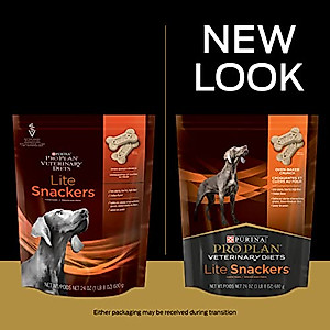 Purina Pro Plan Veterinary Diets Lite Snackers Canine Dog Treats - 24 oz. Pouch