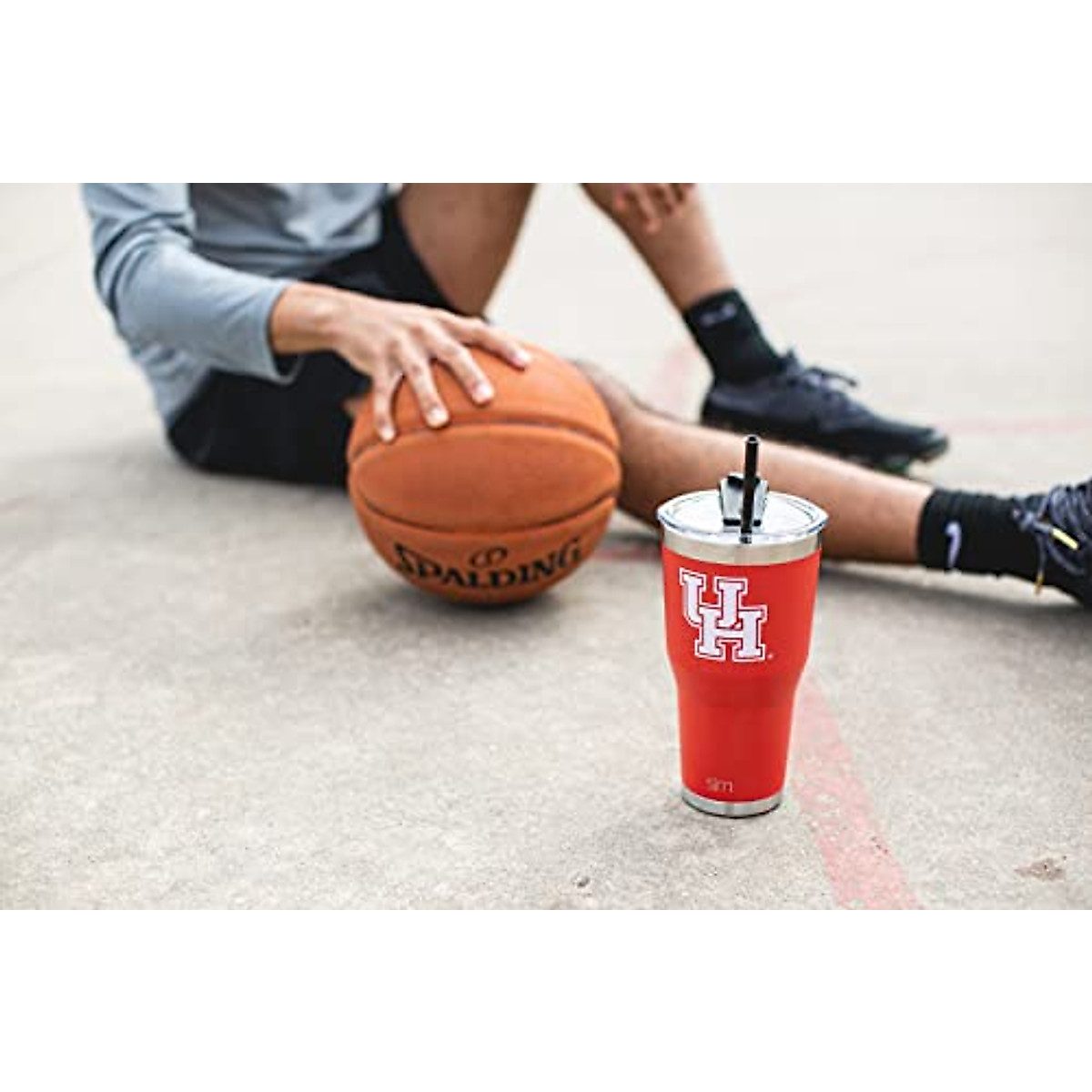 Simple Modern Officially Licensed Collegiate Michigan Wolverines Tumbler with Straw and Flip Lid | Insulated Stainless Steel 30oz Thermos | Cruiser Collection | University of Michigan