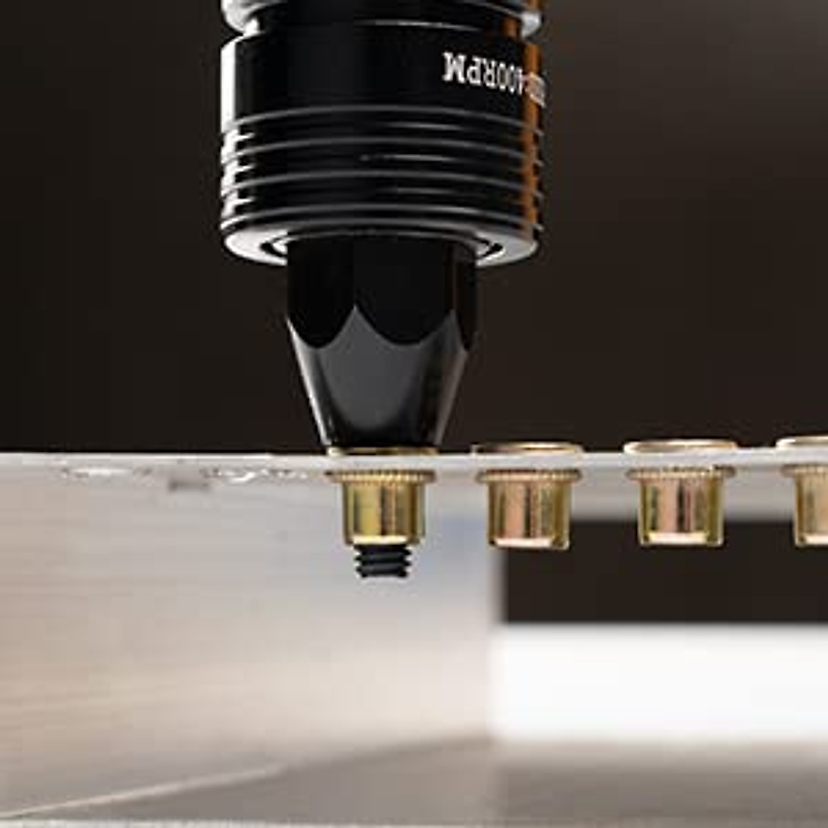 HIFESON Pneumatic Rivet Nut Gun with 1/4 & 5/16 & 3/8 Self-Locking Head Gun,Quick-Change Mandrels,Industrial Grade Adjustable Speed Air Rivnut Gun