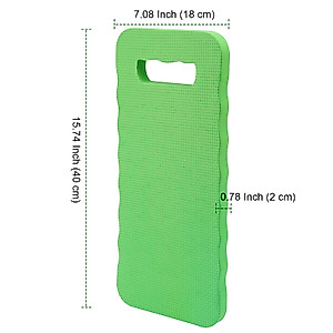 PINGEUI 12 Pack 16 x 8 Inches Green Garden Kneeling Pad, Thick Garden Kneeler Pad Kneeling Mat, Garden Knee Cushion for Gardening Floor Cleaning Yoga Exercise