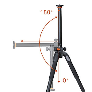 Vanguard Alta Pro 263AGH Aluminum Tripod with GH-100 Grip Head for Sony, Nikon, Canon DSLR Cameras,Black