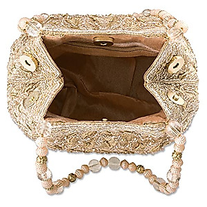 Aheli Potli Bags for Women Evening Bag Clutch Ethnic Bride Purse with Drawstring (P66C)