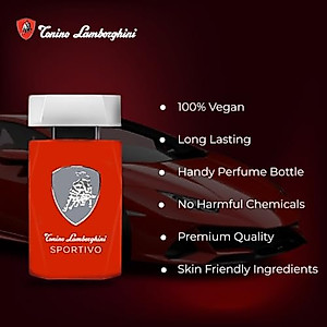 Lamborghini Sportivo by Tonino Lamborghini Eau De Toilette Spray 2.5 oz Men