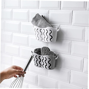 DOITOOL Sink Drain Rack Basket, Grey, Plastic, Polypropylene, 150