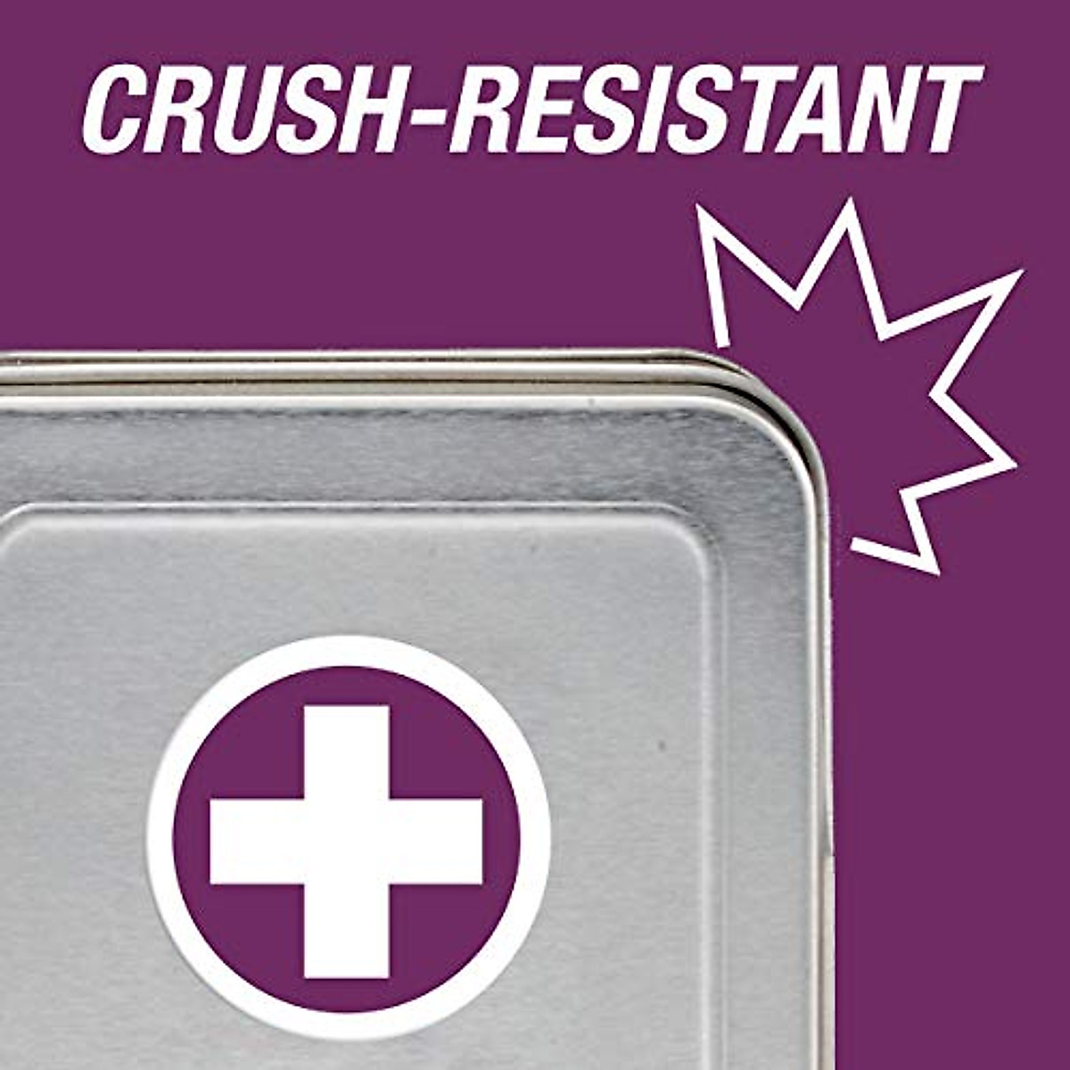 Family First Aid Kit by Coleman | 82 Piece First Aid Tin Kit | Small First Aid Kit for Car | Travel First Aid Kit | Sports First Aid Kit | Metal First Aid Kit for Camping, Hiking, or a Sports Bag