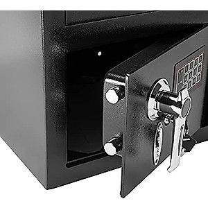 Barska AX11932 Standard Keypad Security Depository Drop Safe 0.72 Cubic Ft,Black