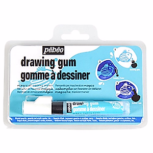 Pebeo MAGIC! Drawing Gum Marker for Kids, Masking Fluid, 4 mm