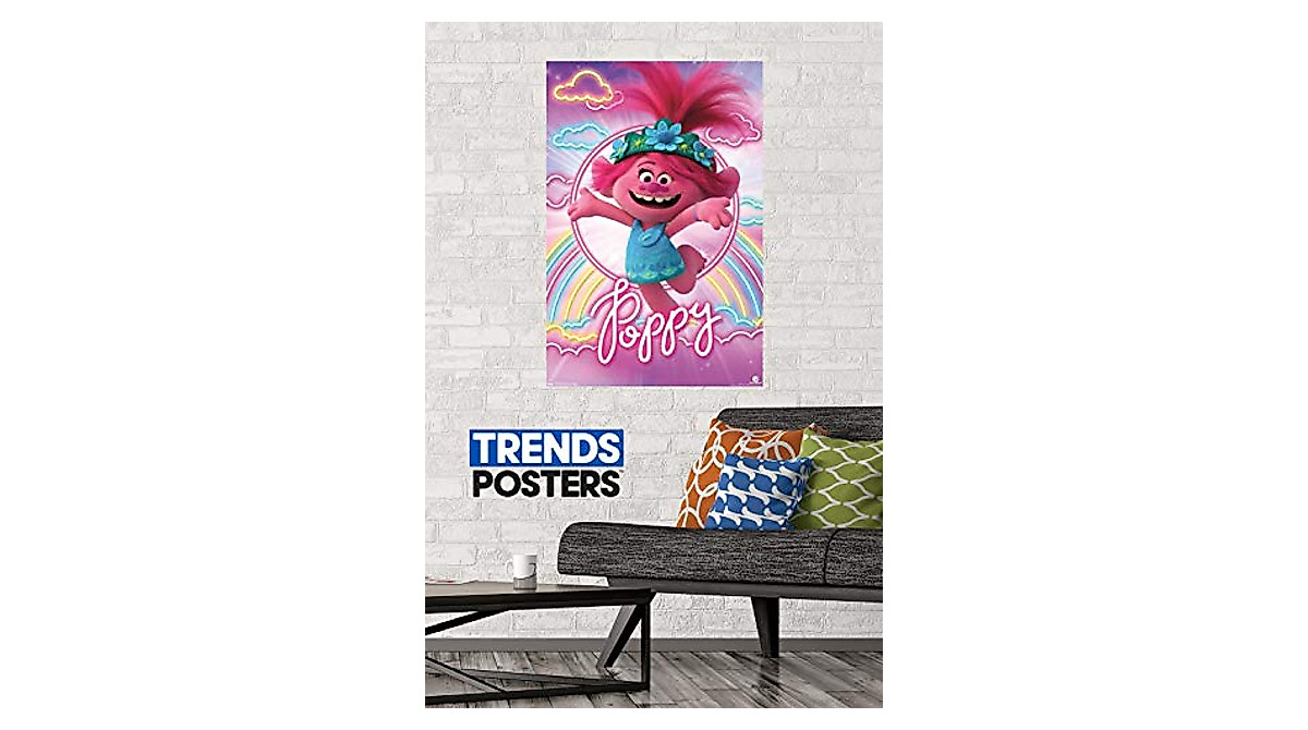 Official Trolls 2 Poppy Wall Poster - Perfect Room Decor!