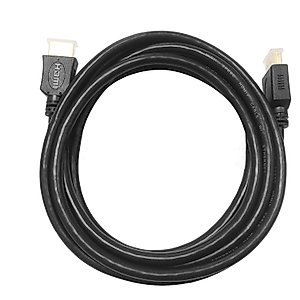 QualGear High Speed HDMI 2.0 Cable with Ethernet (3 Feet) - 100% OFC Copper, 24K Gold Plated Contacts, Triple-Shielded. Supports 4K Ultra HD, 3D, 18 Gbps, Audio Return Channel(QG-CBL-HD20-3FT), 1 Pack