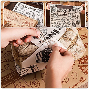 Hemoton 4 Rolls Baking Paper Rolls Baking Dishes for Oven Baking Supplies Delicatessen Paper Candy Air Fryers Barbecue Food Paper White Coated Paper Wrapping Paper Oil Absorption