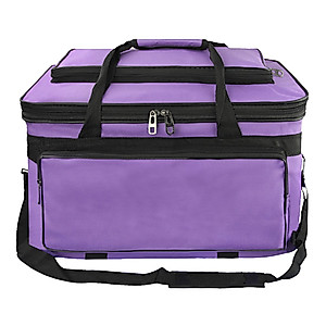 Large Fundamentals Art & Crafts Supplies Organizer Bag Padded Tote Adjustable Shoulder Bag Foldable Essentials Art Storage Cargo Carry Case for Brush Markers Pencils Sketchbook Watercolors Art Palette