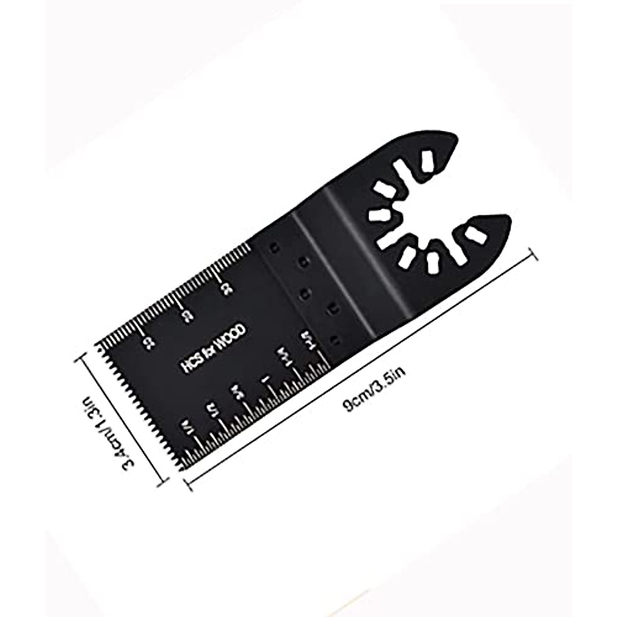 100 Pcs Oscillating Tool Blades, Professional Universal Oscillating Saw Blades, Wood Multitool Blades, Quick Release Durable Oscillating Tool, Oscillating Tool Blades Fit All Models(SH)
