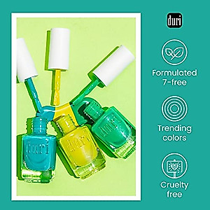 duri Nail Polish, GBD104 Down to Earth, Full Coverage, Glossy, Solids and Metallic, Fast Drying, Long Lasting, Easy at Home Application Cosmetics