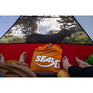 SealLine Blocker Dry Sack Waterproof Stuff Sack, Orange, 5-Liter