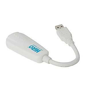 HiRO H50315 USB 3.0 to Gigabit Ethernet LAN 10 100 1000 Mbps Portable Network Adapter Windows 10 8.1 8 32-bit 64-bit Plug n Play Native Driver No Installation Needed Windows 7 Compatible