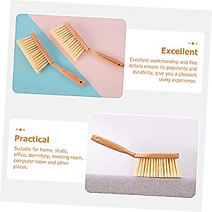 SEWOART 1 Set Desktop Cleaning Kit Broom Indoor Handheld Broom Hand Broom and Dustpan Kits Dust Pan Gray Desk Small Pans Mini Cleaning Brush Small Cleaning Broom and Dustpan Brush Grey