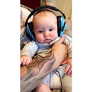 Walker's Youth Children’s Low Profile Lightweight Padded Headband Adjustable Folding Noise-Reducing Hearing Protection Earmuffs, Highlighter Yellow