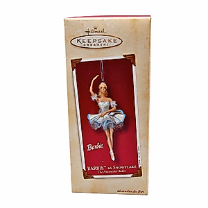 Hallmark 2002 Keepsake Ornament Barbie as Snowflake The Nutcracker Ballet Porcelain