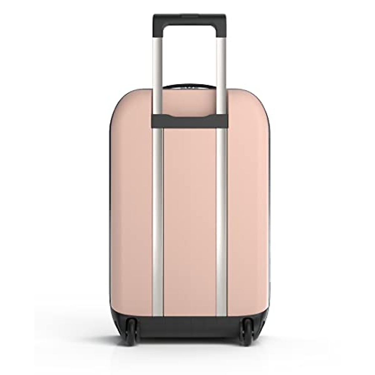 Rollink Flex Vega Cabin Fully Collapsible Suitcase - Hardshell, Silent, Coated Wheels for Smooth Gliding, Scratch, Water & Impact Resistant, Carry-On 21-Inch (10.5 Gal packing volume), Rose Smoke