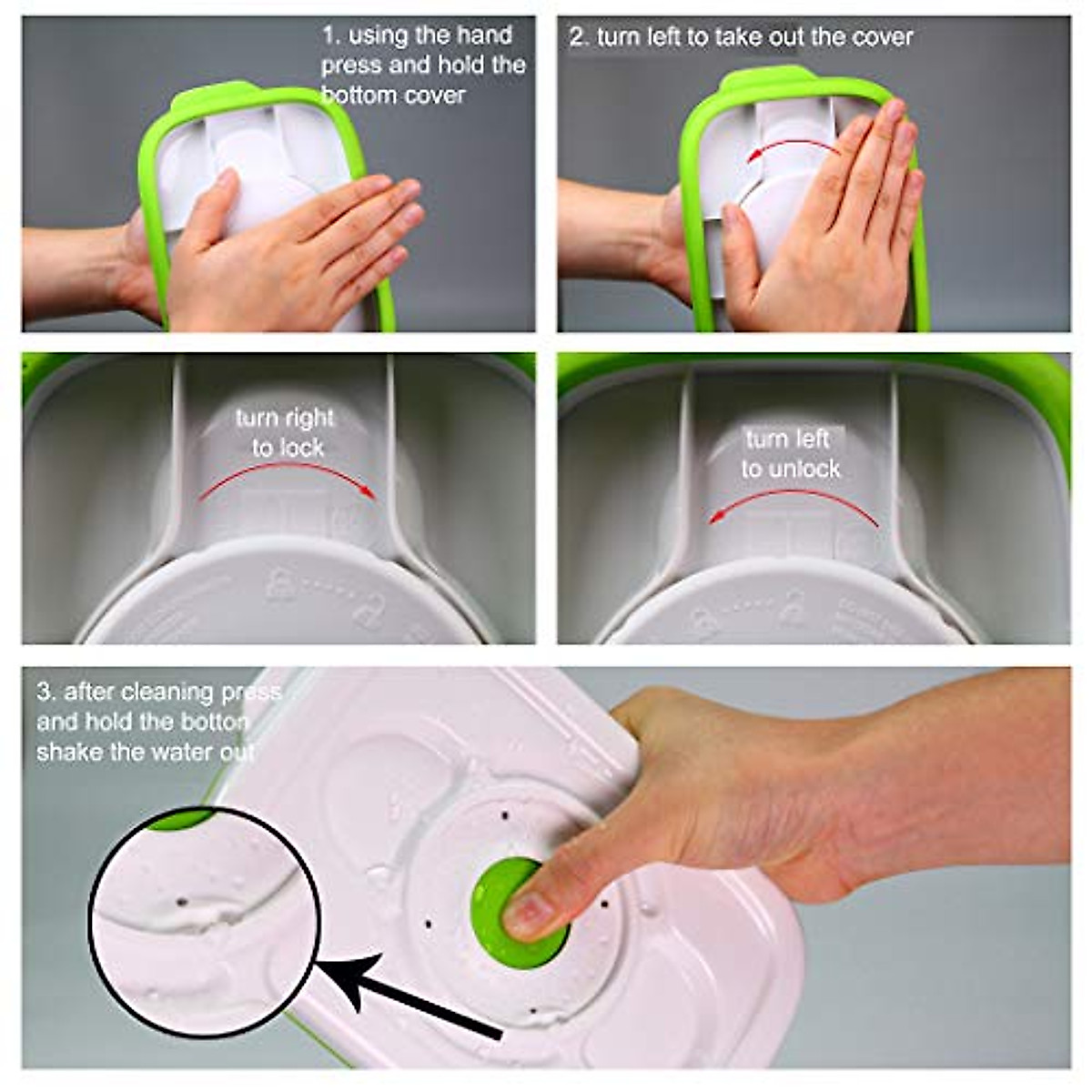 FOSa Vacuum Seal Food Storage System Reusable Container Starter Set with Vacuum and 2 Large Reusable containers