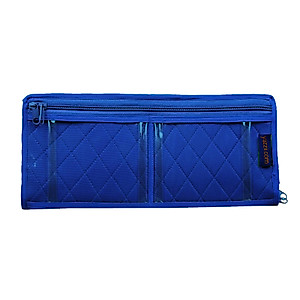 Yazzii Sewing Machine Feet Organizer Bag - Sewing Supply Organizer - Sewing Accessories Organizer with Pockets Royal Blue
