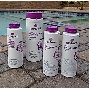 SpaGuard Balancer Bundle (pH Decreaser, pH Increaser, Alkalinity Increaser, Calcium Increaser) (1)