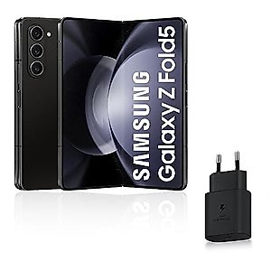 Samsung Galaxy Z Fold 5 SM-F946B/DS Dual SIM 12GB 512GB EU/UK Model Factory Unlocked International Version (Black)
