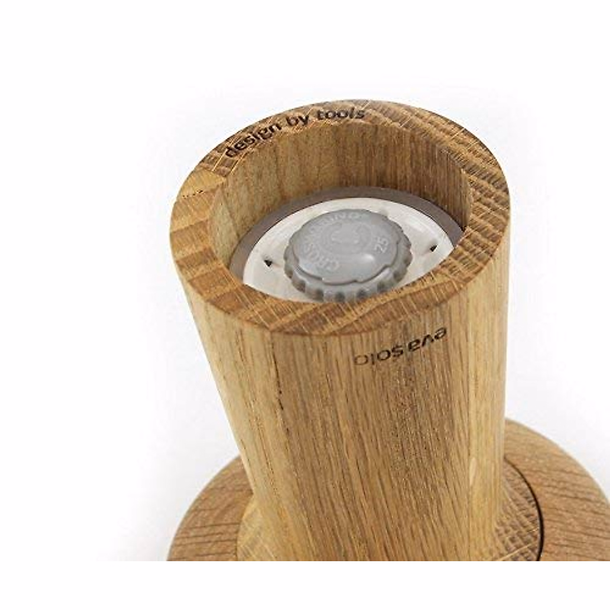 EVA SOLO - Salt & pepper mill oak - Grinder from CrushGrind, 25-year guarantee on the ceramic parts - Oak (High)