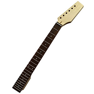 HENGYEE DIY Electric Guitar Kits Strat Style Beginner Kits 6 String Right Handed with Paulownia Body Maple Neck composite ebony Fingerboard Chrome Hardware Build Your Own Guitar. (HY-ST01)