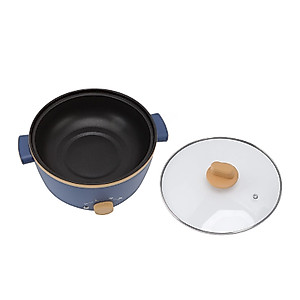 800W Electric Cooker 2.5L 3 Speed Control Single Layer,Multifunction Electric Skillet for Stir Fry, Roast, Ramen Cooker with Dual Power Control for Dorm, Electric Stock PotMultifunctional(#1)