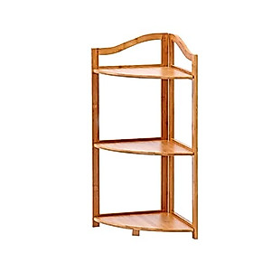 TJLSS Living Room Shelf - Standing Shelf Bathroom Wood Organization Storage Rack Standing Shelving Unit Living Room Bookcase Cube Kitchen Cabinet